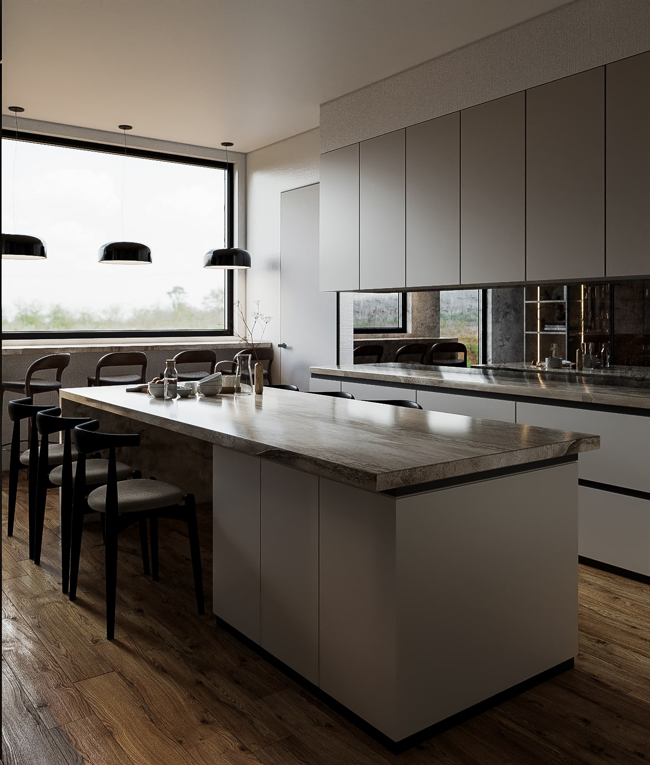 Modern interior design of a villa in Sharjah - Archvisionstudio