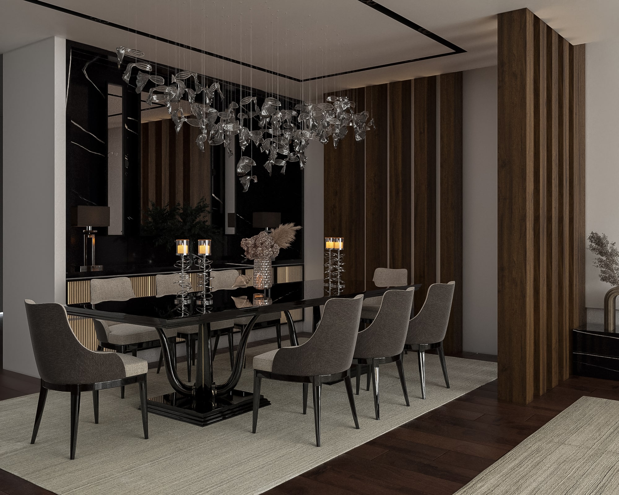 Living and Dining Room - Archvisionstudio